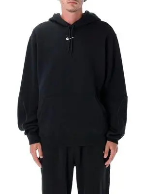 Nike Hooded Sweatshirt With Drawstring - Black