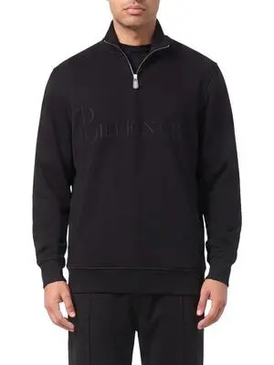 BILLIONAIRE Half-zip Sweatshirt - Black