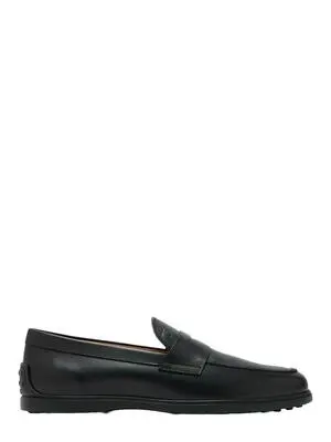 TOD`S Tod's Leather Loafers - Black