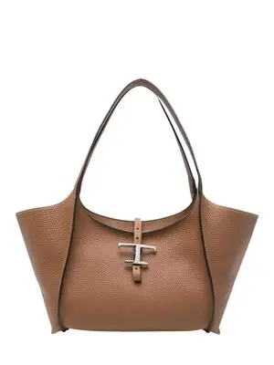 TOD`S Tod's Small Leather Shopping Bag - Brown