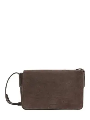 MANSUR GAVRIEL Clio Suede Shoulder Bag - Ebony