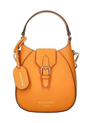 MASCARO Small Duel Strap Stirrup Bag - Orange