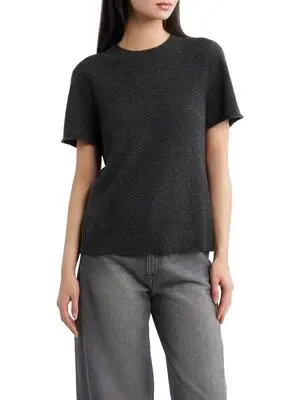 DL1961 Cashmere T-shirt - Charcoal