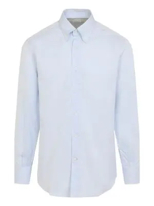 Brunello Cucinelli 100% Cotton Shirt - Blue