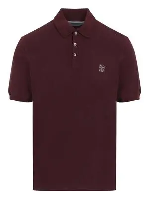 Brunello Cucinelli Cotton Polo Shirt - Red