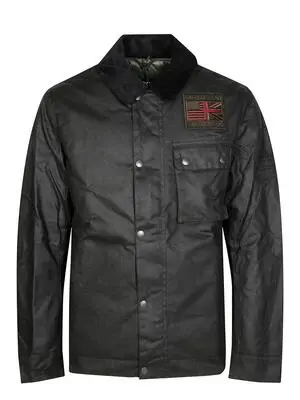 BARBOUR INTERNATIONAL Waxed Utility Jacket - Nero