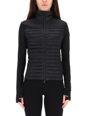 Moncler Padded Zip-up Cardigan - Black