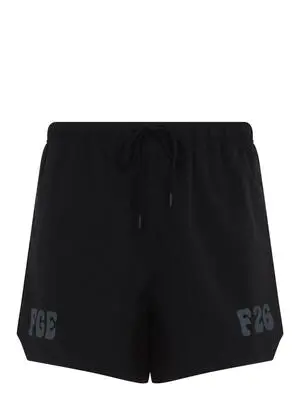 Fear Of God 100% Polyester Gym Shorts - Black