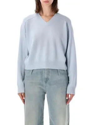 Loulou De Saison LOULOU DE SAISON Cashmere V-Neck Sweater Blu