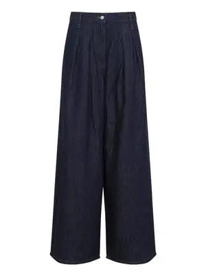 Dries Van Noten Pamplona Straight Denim Pants - Blue