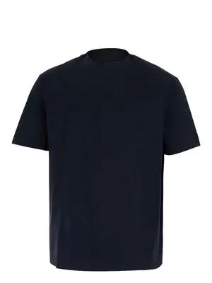 Emporio Armani Logo Cotton T-shirt - Blue