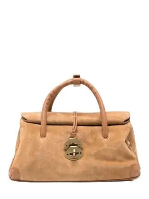 ZANELLATO Dotta Small Leather Handbag - Beige
