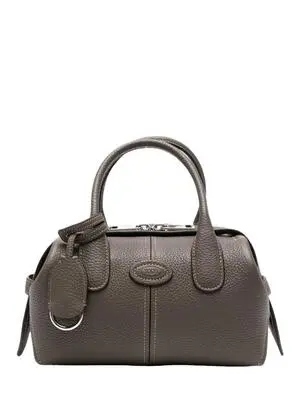 TOD'S Di Bag Mini Leather Handbag - Grey