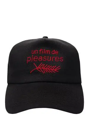 PLEASURES Film Snapback - Black