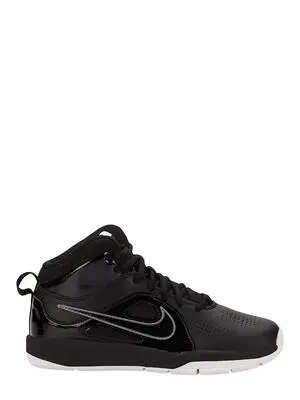 Nike Team Hustle D6 Gs High Top Sneakers - Black