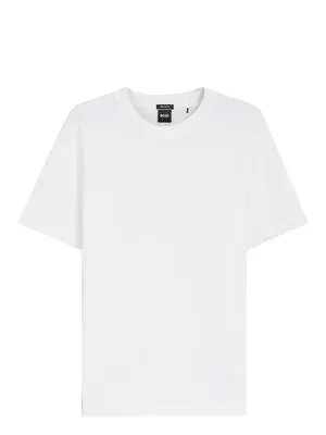 BOSS Regular-fit T-shirt In Cotton Jersey - White