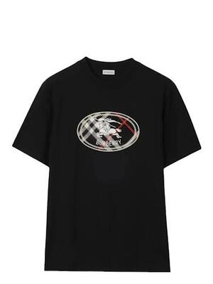 Burberry Ryan Ks Chk T-shirt Black