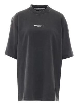 Alexander Wang Logo T-shirt - Washed Black