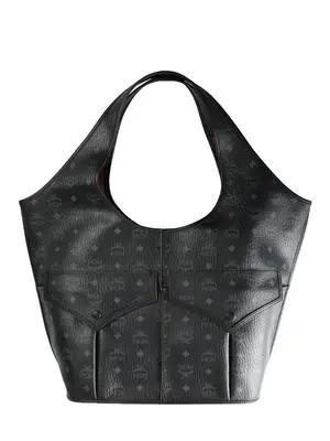 Mcm Aren Vi Xlarge Shopper Bag - Black