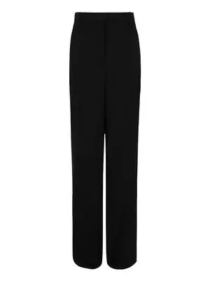 SALVATORE FERRAGAMO Creased Straight Leg Trousers