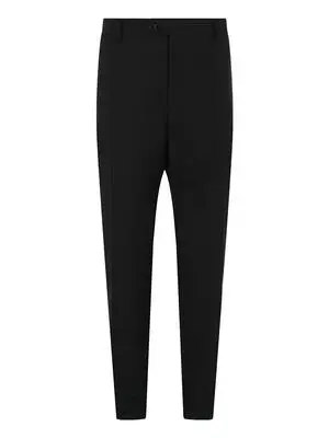FERRAGAMO Straight Leg Trousers - Black