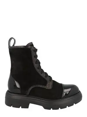 SALVATORE FERRAGAMO Ferragamo Dyon Combat Boots