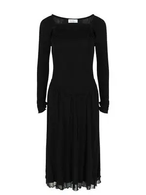 SALVATORE FERRAGAMO Ferragamo Cutout Detailed Midi Dress