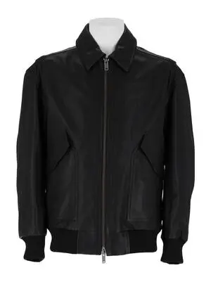 BOSS Giacca Josual Leather Jacket - Black