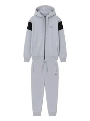 BOSS Set Tracksuit Con Cappuccio - Gray
