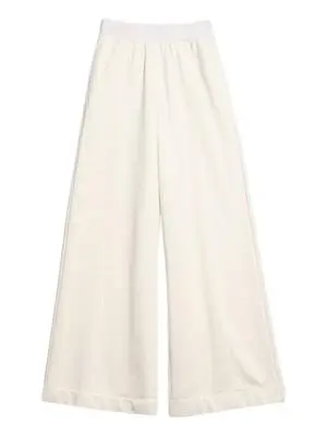 Gucci Cotton Silk Jersey Leisure Pants - White