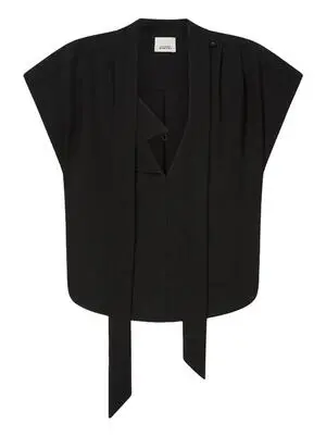 Isabel Marant Étoile Selene Asymmetric Blouse - Black