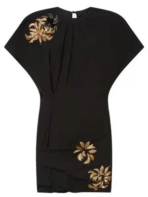 Isabel Marant Étoile Isabel Marant Sakia Embroidered Dress Black