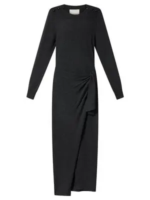 Isabel Marant Étoile Jozira Long Sleeve Sweater Dress - Anthracite