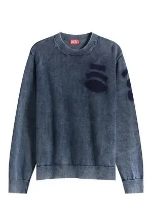 DIESEL® 7g Patches Knit Jumper - Peacoat