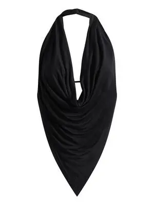 PEACHY DEN Blanche Halter Top - Onyx