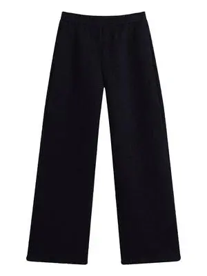 JIL SANDER Embroidered Wool Blend Pants - Ink