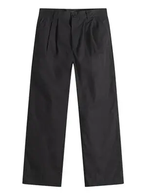 A.p.c. Ricky Pleated Cotton Trousers - Black