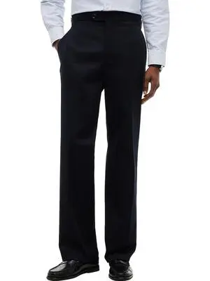 Tommy Hilfiger Relaxed Fit Stretch Cotton Twill Trousers - Navy