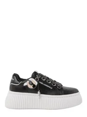 Karl Lagerfeld Ikon Nft Kreeper Platform Sneakers - Black