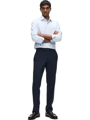 Karl Lagerfeld Modern-fit Tailored Pants - Navy
