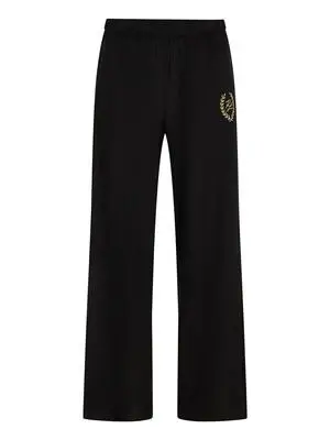 Karl Lagerfeld Crest Logo Beach Pants - Black