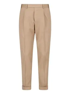 Max Mara Ermanno Scervino Straight Leg Tailored Trousers - Beige