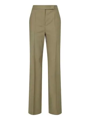 Max Mara Calvin Klein Straight Tailored Trousers - Brown