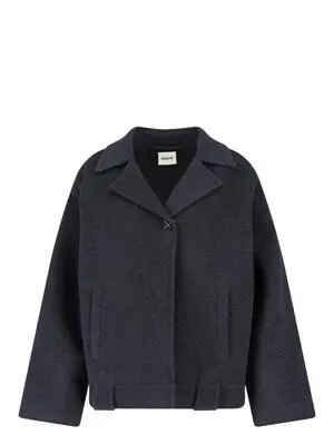 Khaite Alder Wool Jacket - Gray