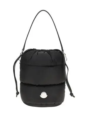 Moncler Caradoc Padded Nylon Bucket Bag - Black