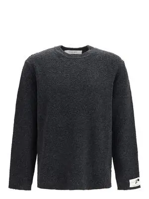 GOLDEN GOOSE Crew Neck Wool Sweater - Grey