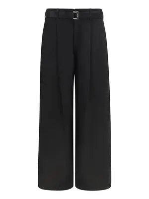 Sacai Cotton Chino Pants - Black