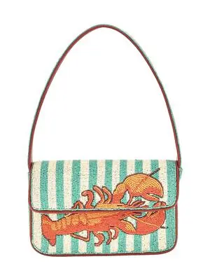 Staud STAUD Tommy Beaded Shoulder Bag Multicolour