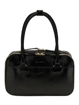 Marni Small Boxyne Handbag - Black