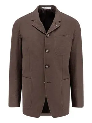 TAGLIATORE Tagliatore Men Torrent Wrinkled Cotton Blazer